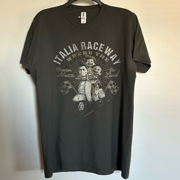 Disney | Shirts | Licensed Disneypixar Luca Italia Raceway Graphic Tee ...